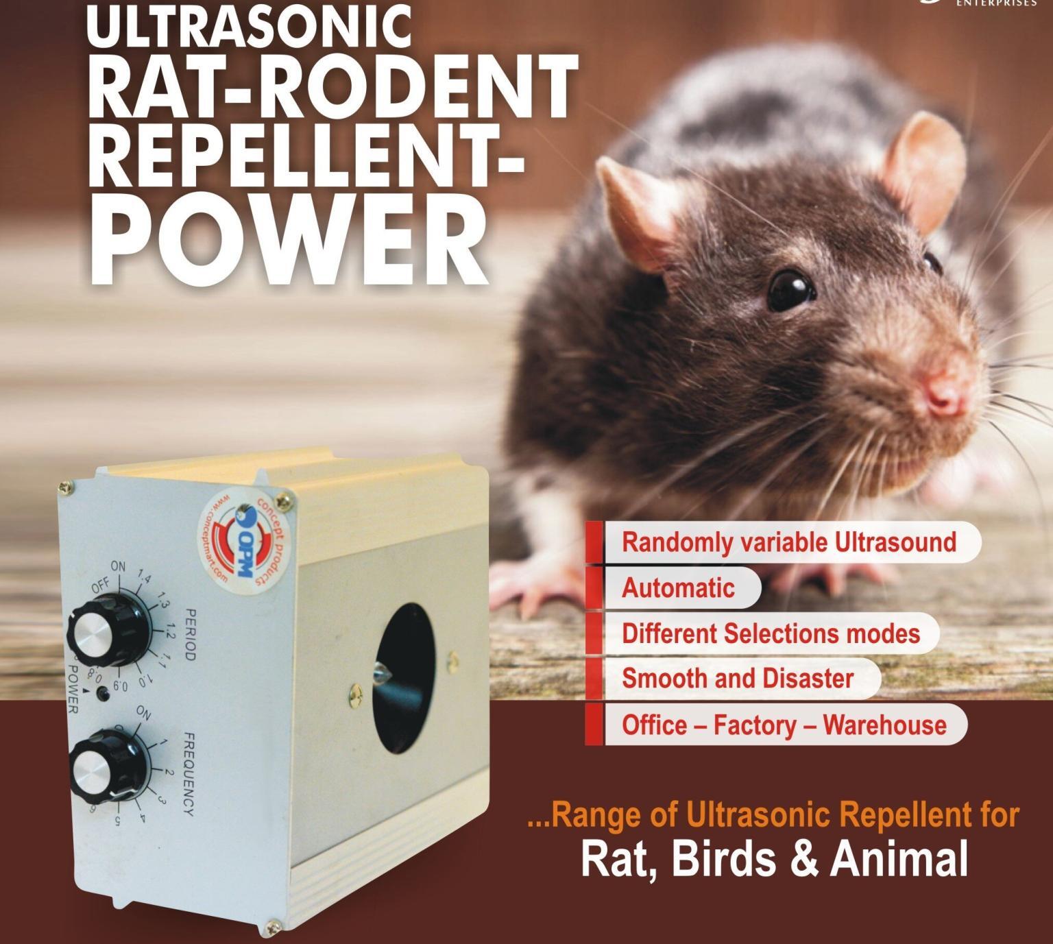 Rat Repellent – Ultrasonic Rodent Control Device | ConceptMart